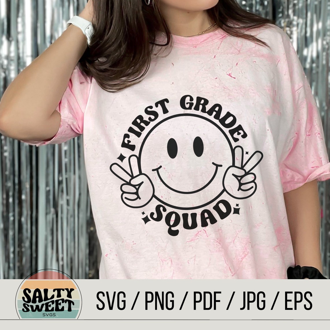 First Grade Squad SVG Back to School Elementary School - Etsy