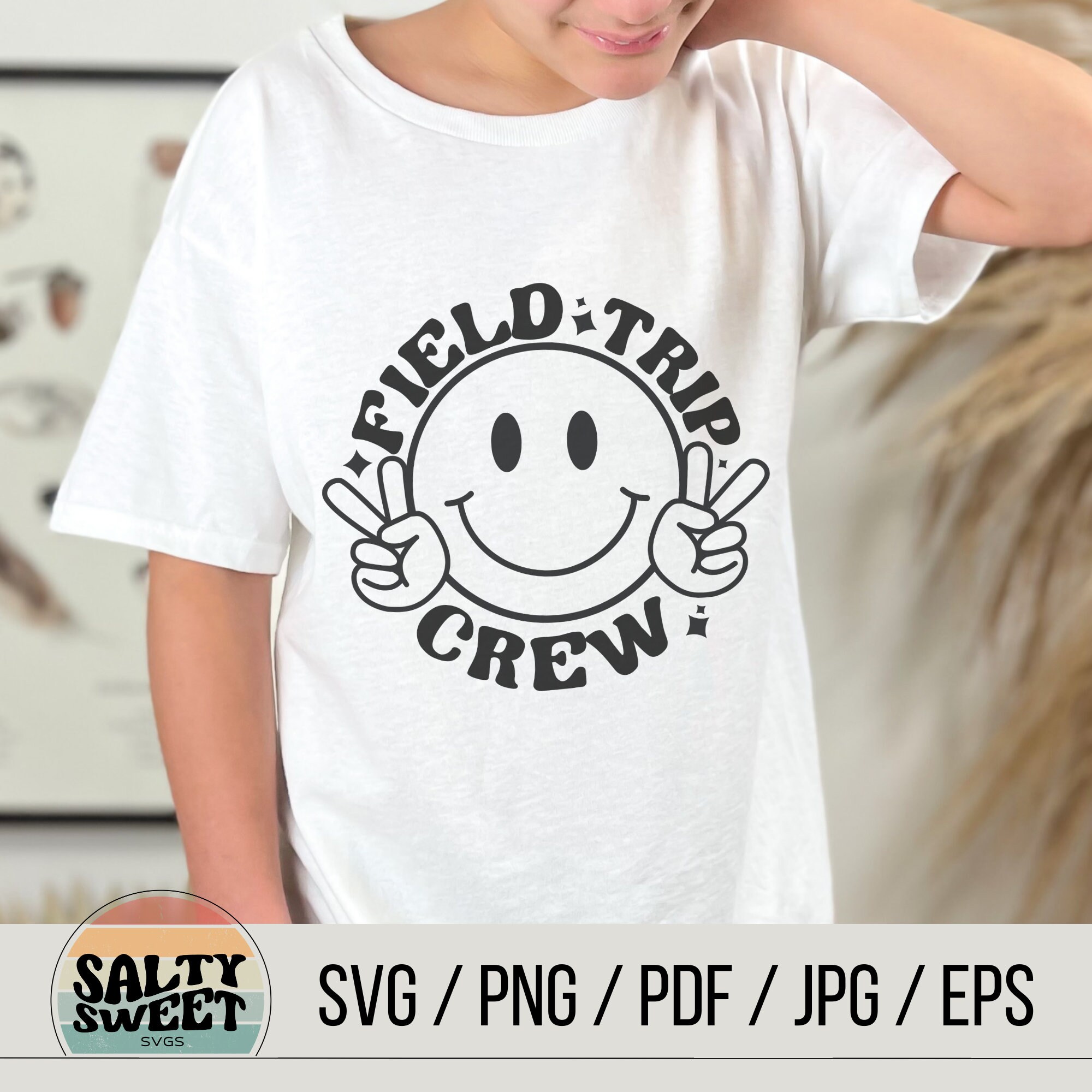 Field Trip Crew SVG School Excursion Cut File Educational Silhouette ...