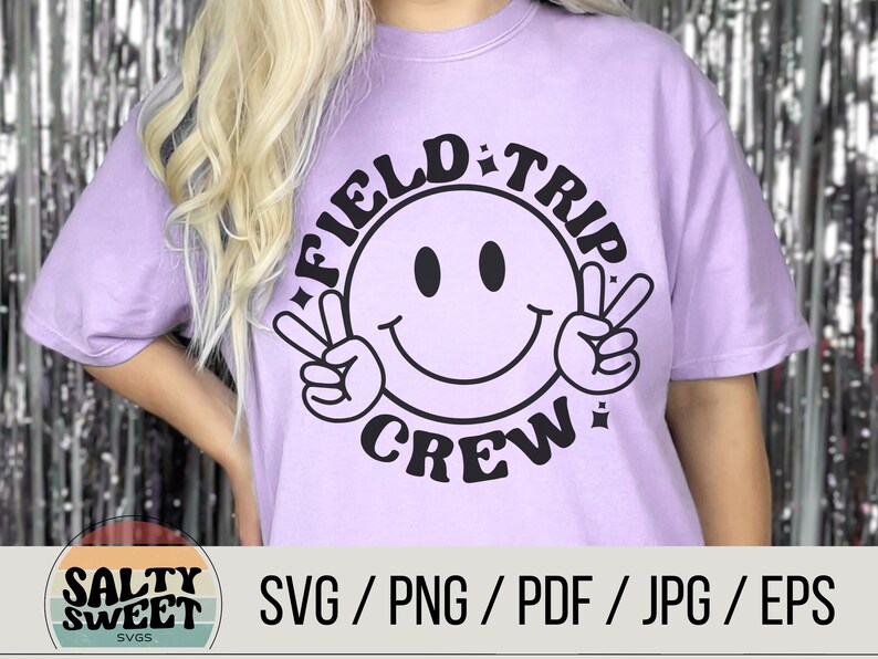 Field Trip Crew SVG School Excursion Cut File Educational - Etsy