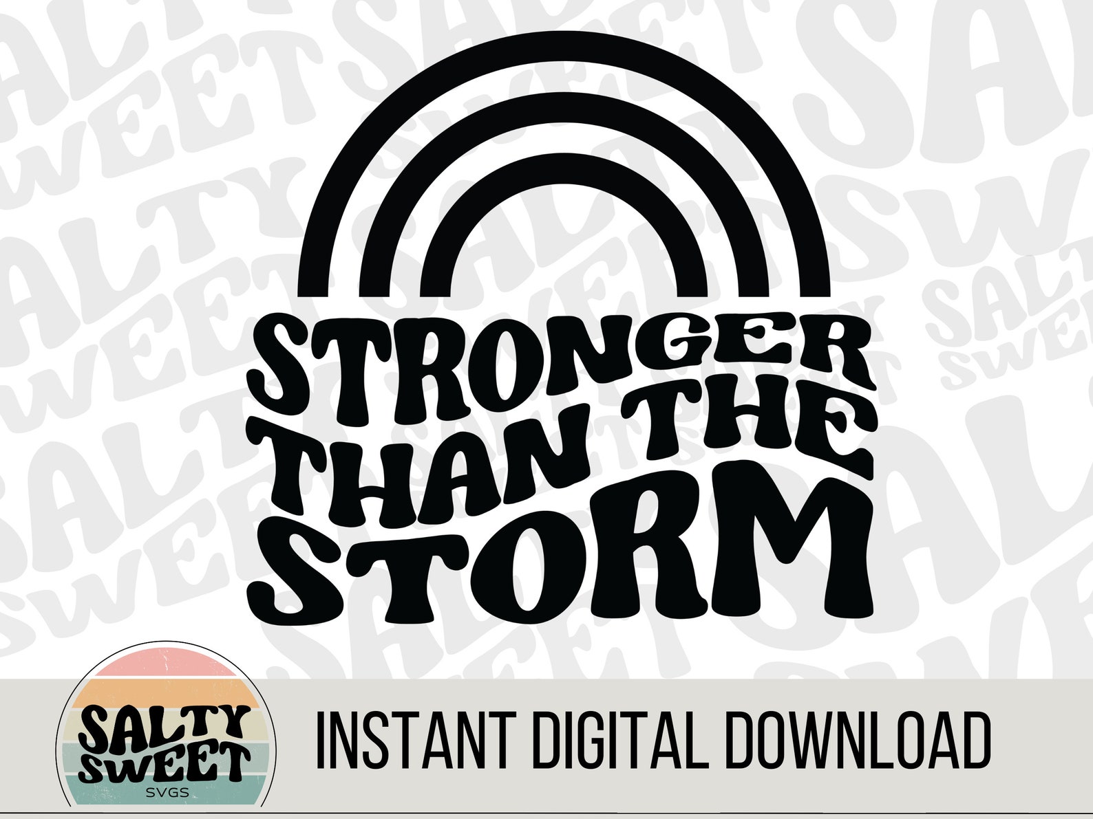 Stronger Than the Storm Svg, Inspirational Svg, Motivational Svg ...