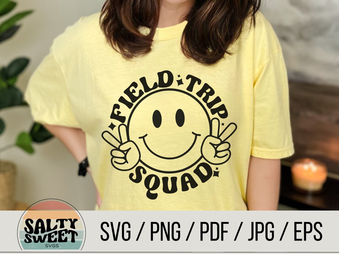 Field Trip Squad SVG School Excursion Cut File Educational - Etsy