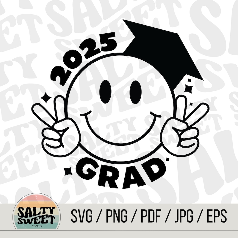 Grad 2025 Svg Stencil - Etsy