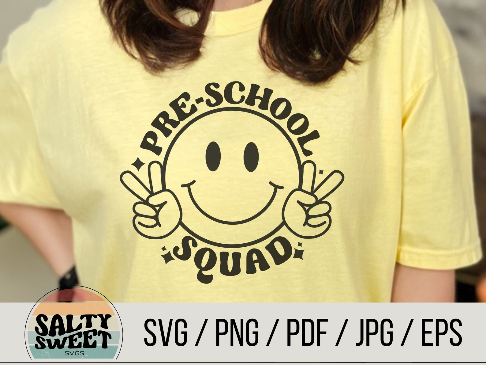 Preschool Squad SVG - Back to School, Preschool Teacher, Digital ...