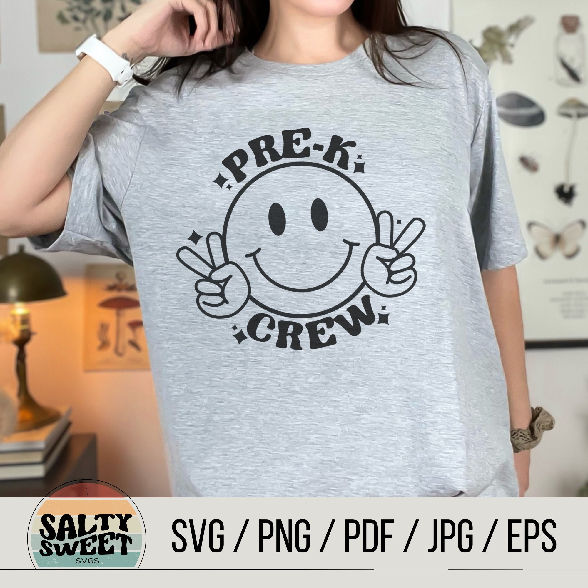 Pre-k Crew SVG - Back to School, Preschool SVG, Digital Download - Etsy