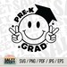 Pre-k Grad SVG With Smiley Face - Digital Download, Cheerful Graduation ...