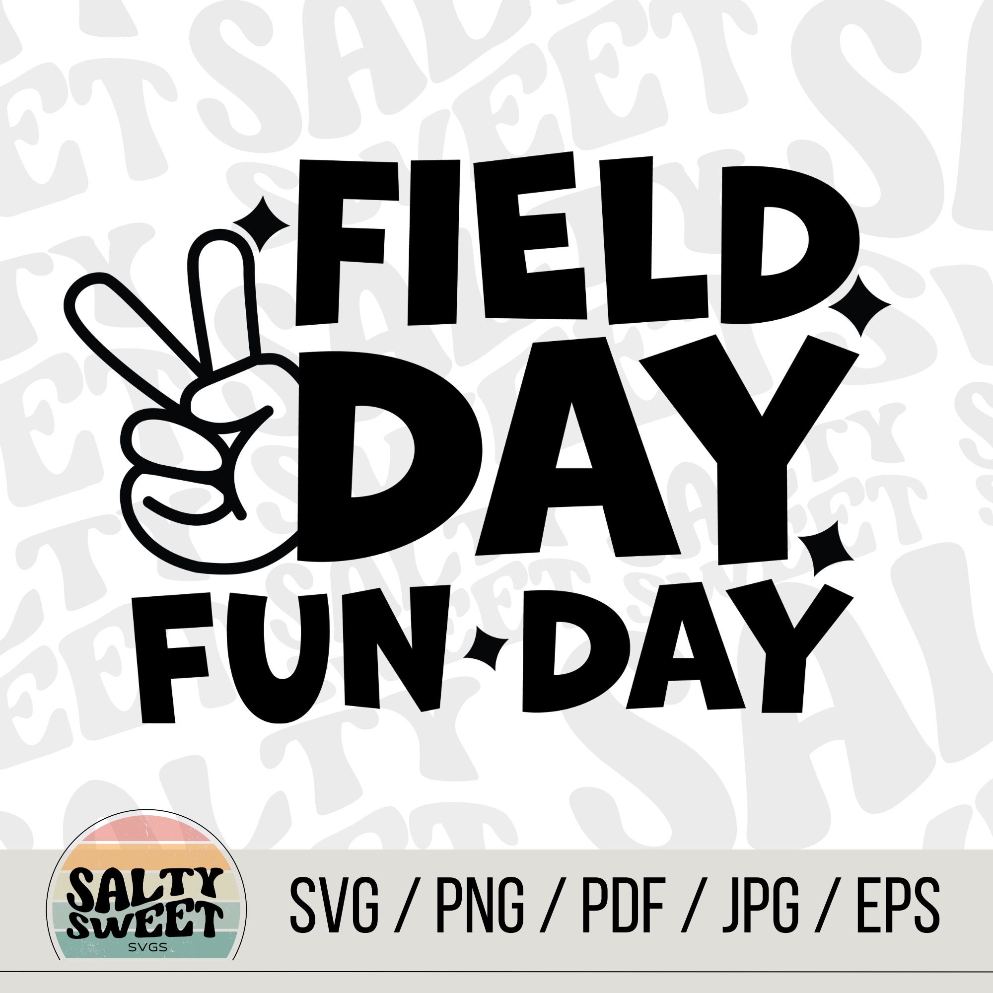 Field Day Fun Day SVG Digital Download, Summer Activity Clipart, School ...