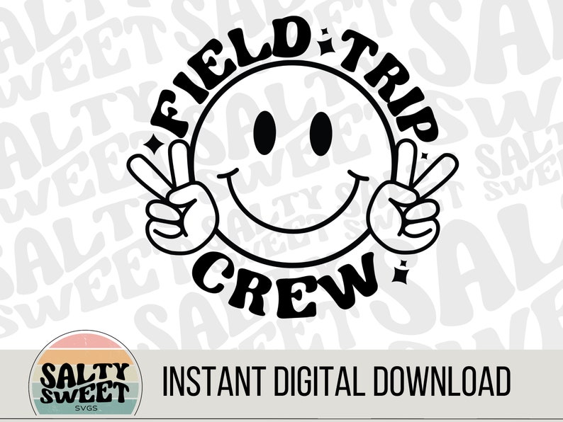Field Trip Crew SVG School Excursion Cut File Educational - Etsy