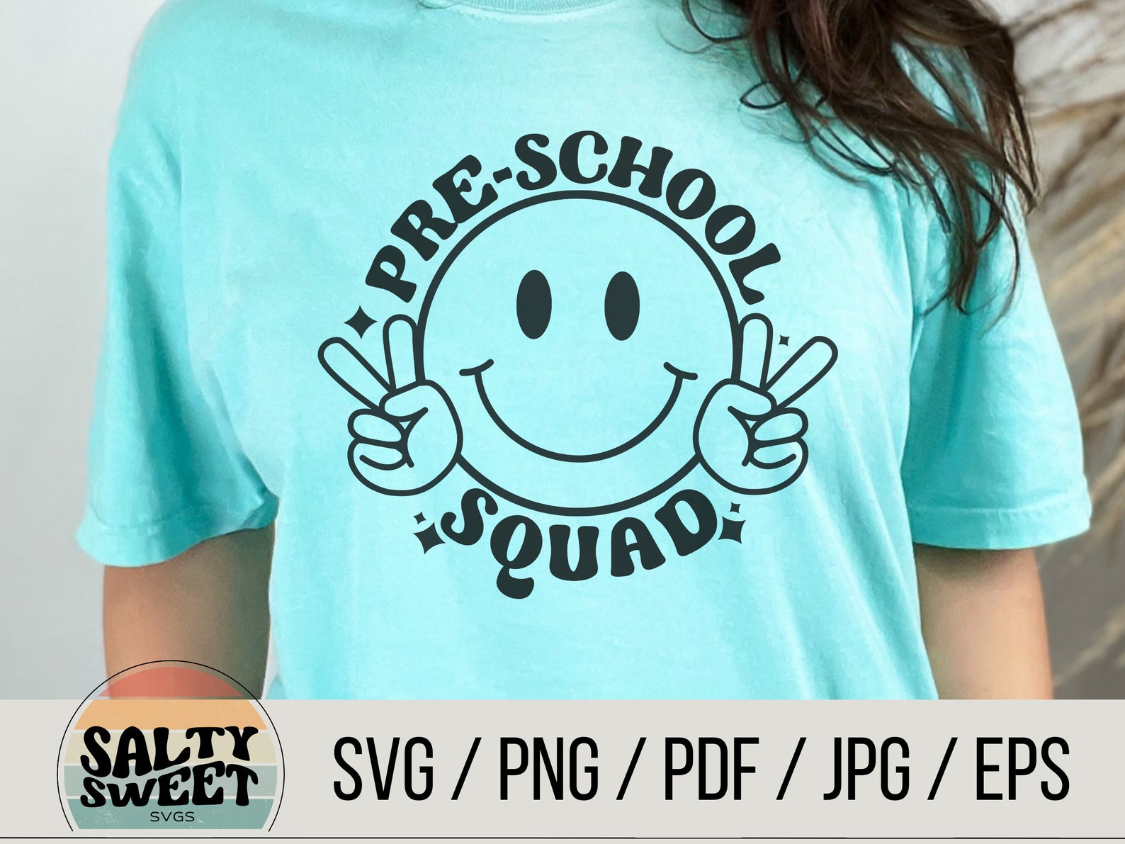 Preschool Squad SVG Back to School, Preschool Teacher, Digital Download ...