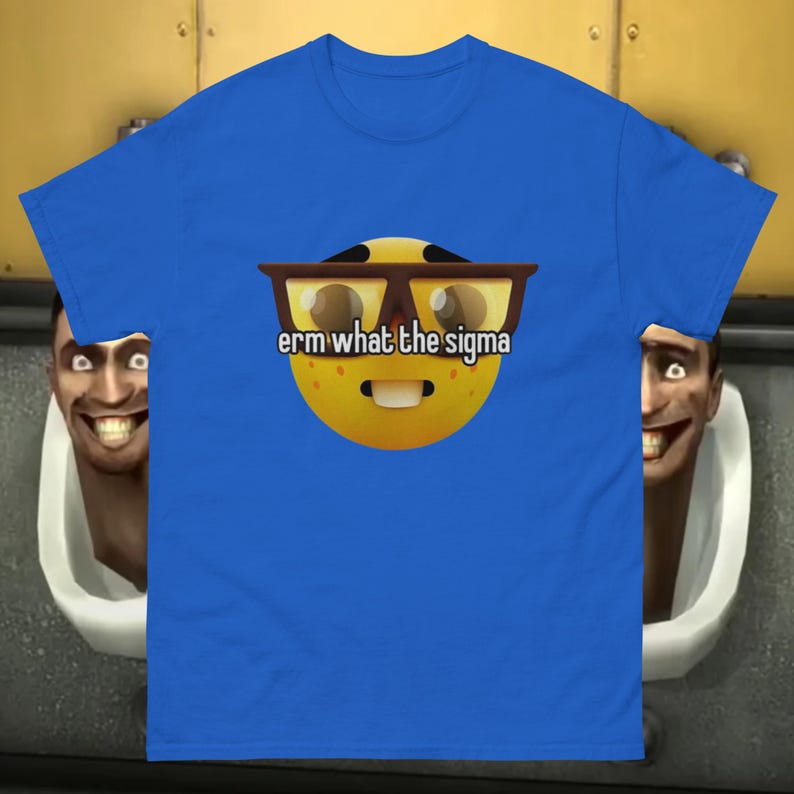 Erm What the Sigma Ironic Tee Weirdcore Sarcastic Sigma Shirt Nerd ...