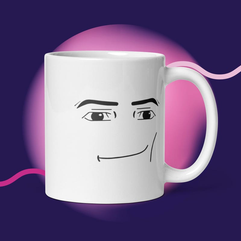 Roblox Man Face Mugs - Etsy