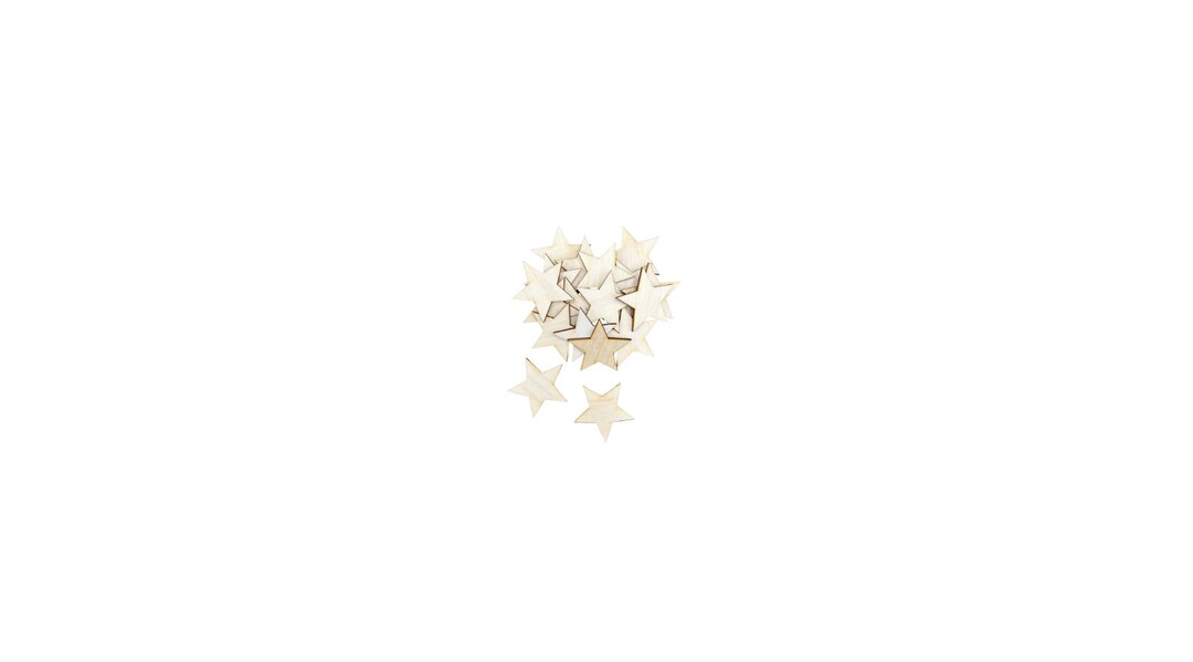 Plywood Star Set 20 Pieces 5cm X 5cm Christmas Decoration Hand Made - Etsy