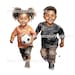 Watercolour Black Kids Clipart, Kids Playing Png, Children, Boy and ...