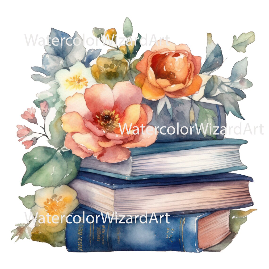 Watercolour Black Kids Clipart Kids Reading Books Clipart - Etsy