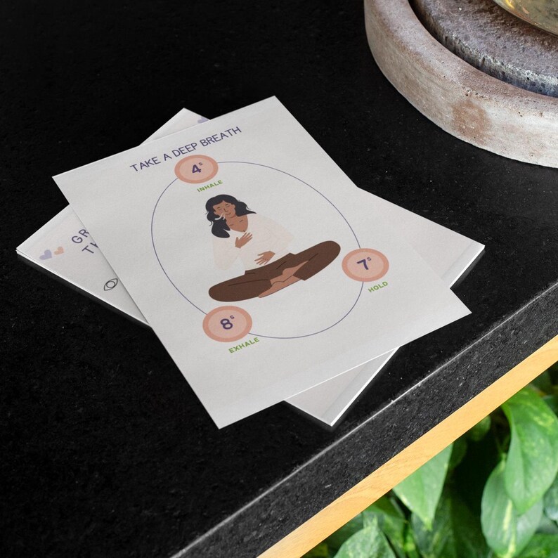 Grounding Cards for Anxiety and Stress - Mindfulness and Breathwork ...