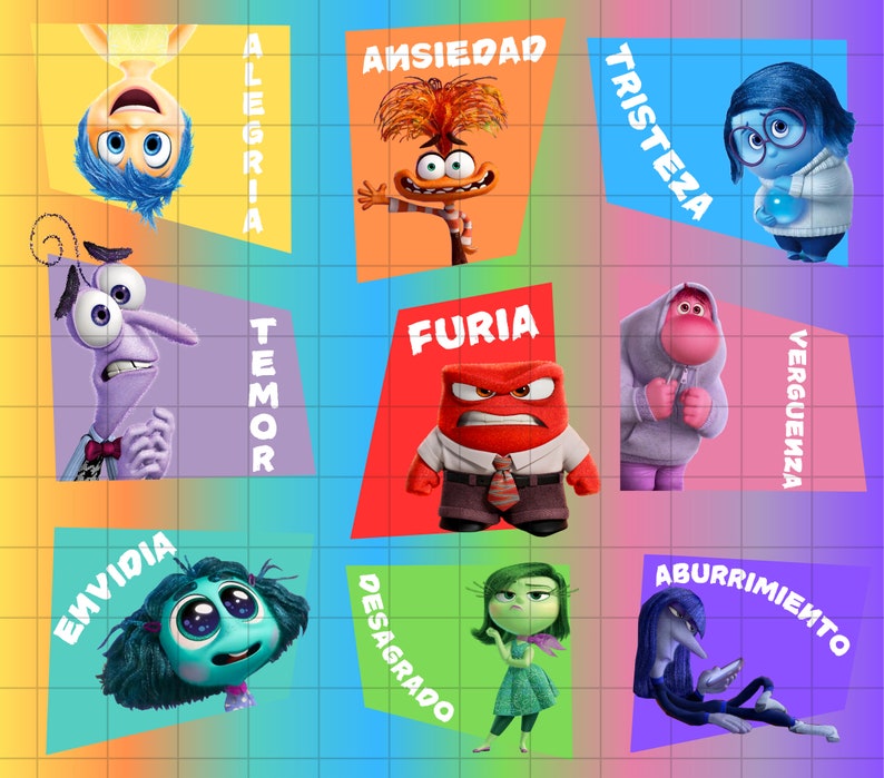 Intensamente 2, 20 Oz Diseño Español Png - Etsy