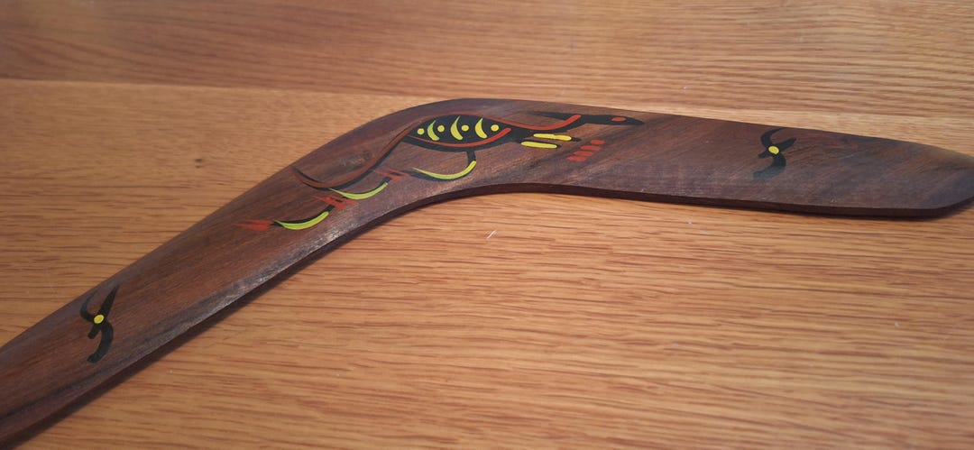 Vintage Brigalow and Wattle Aboriginal Art Australian Right Handed ...