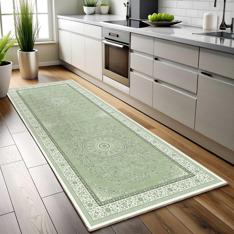 Sage Blue & Cream Rug - Etsy