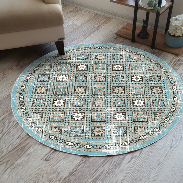 Turquoise Rug - Etsy