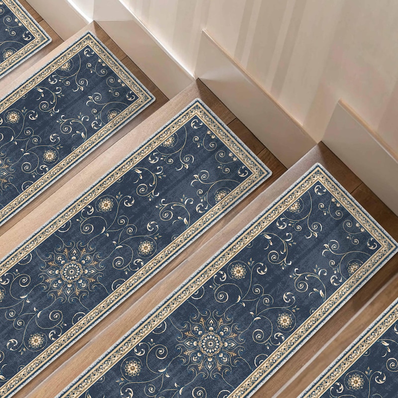 White Gold Stair Carpet - Etsy