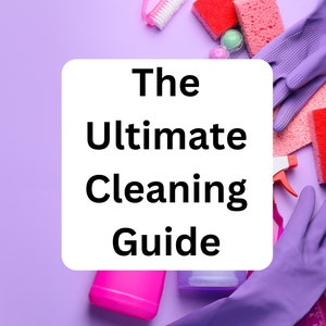 Digital Ultimate Cleaning Guide, Cleaning Schedule Printable ,cleaning ...