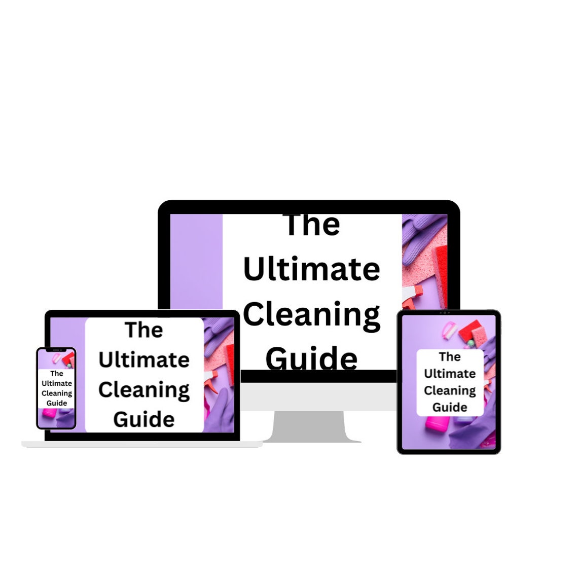 Digital Ultimate Cleaning Guide, Cleaning Schedule Printable ,cleaning ...