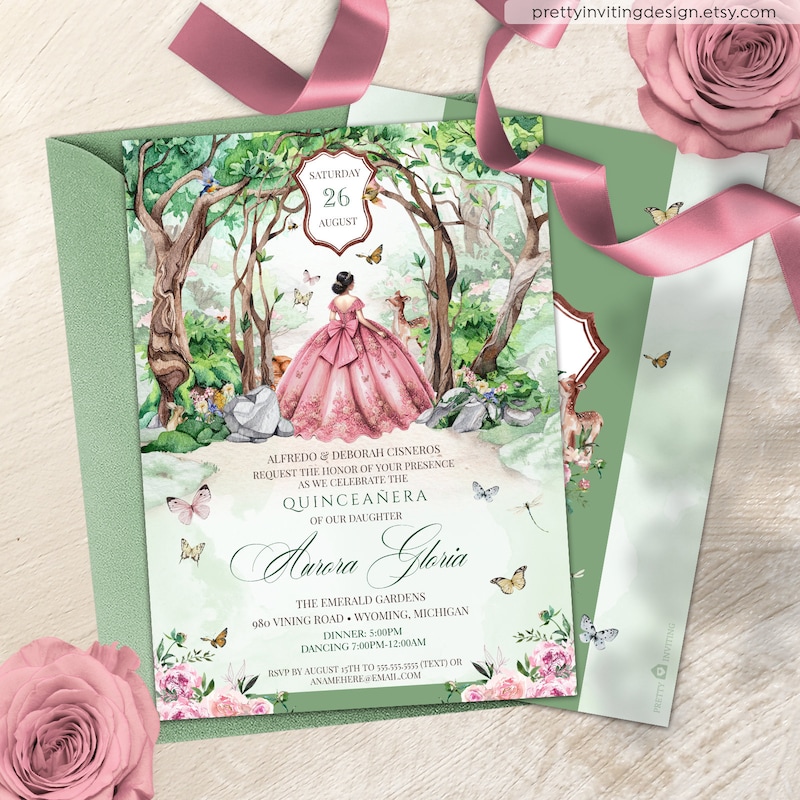 Enchanted Forest Template - Etsy