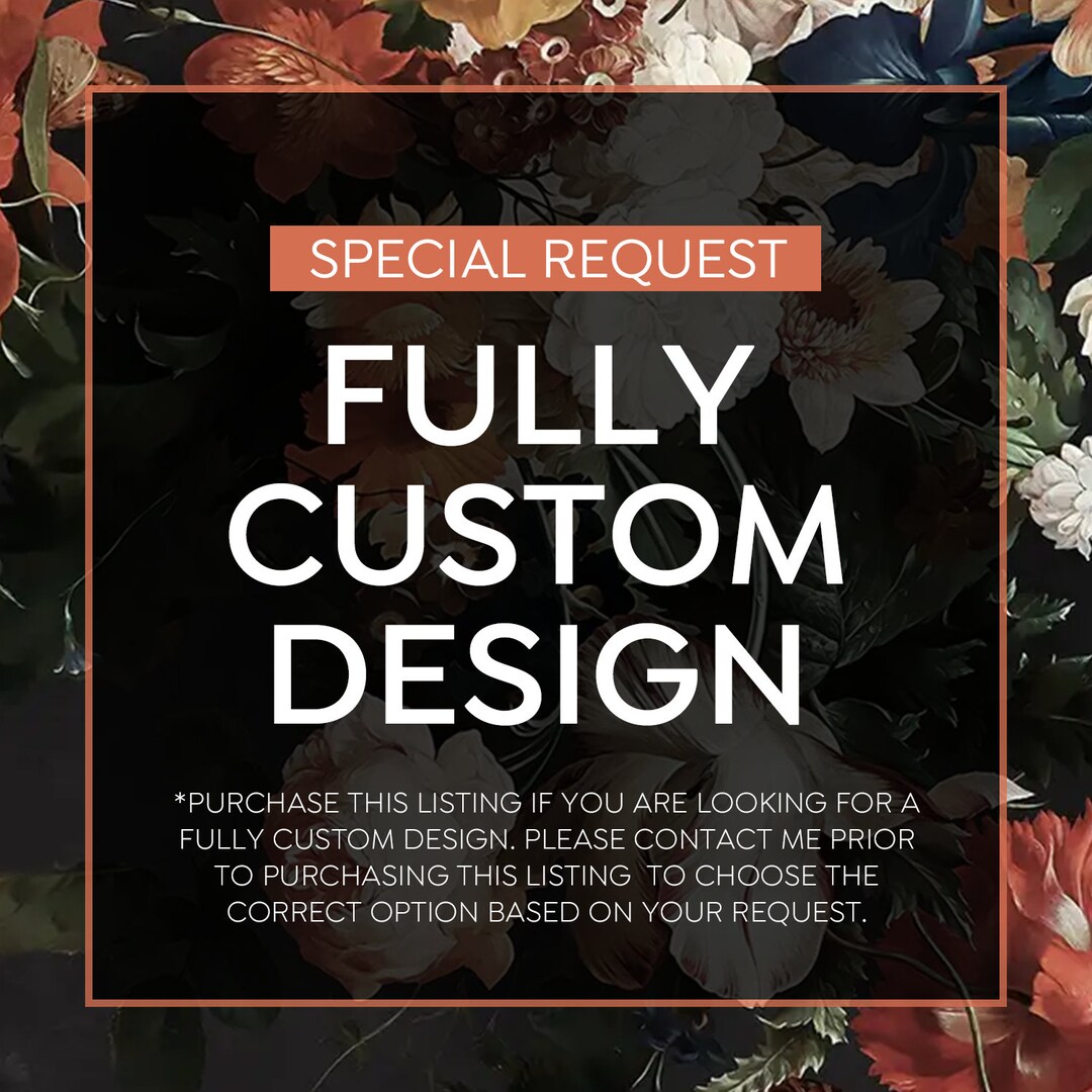 CUSTOM DIGITAL Invitation Template. Bespoke Invitation Design, Custom ...