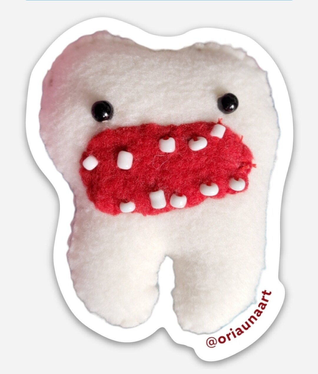 Tooth Puppet Sticker Die Cut Teef Sticker - Etsy