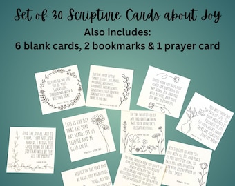 Printable Scripture Cards, Printable Bible Verse Cards About Joy ...