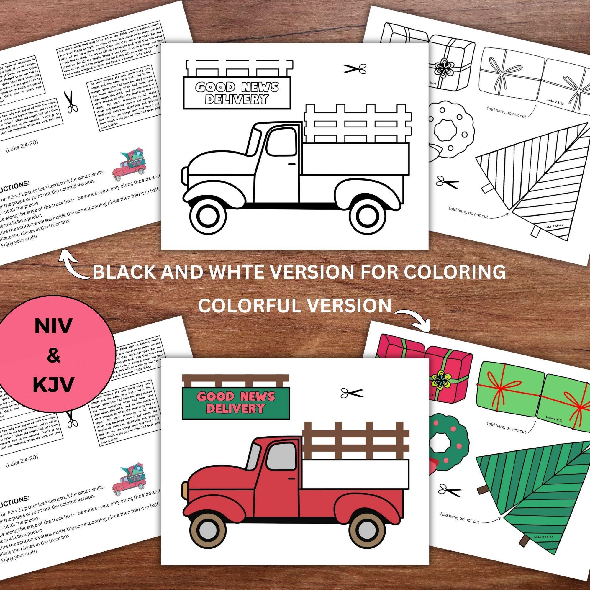 Christmas Bible Story Craft, Christian Religious Nativity Advent ...