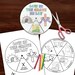 Easter Coloring Wheel Craft Bundle, Sunday School Lesson Activity ...