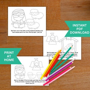 Nativity Coloring Pages, Christmas Sunday School, Christmas Bible ...