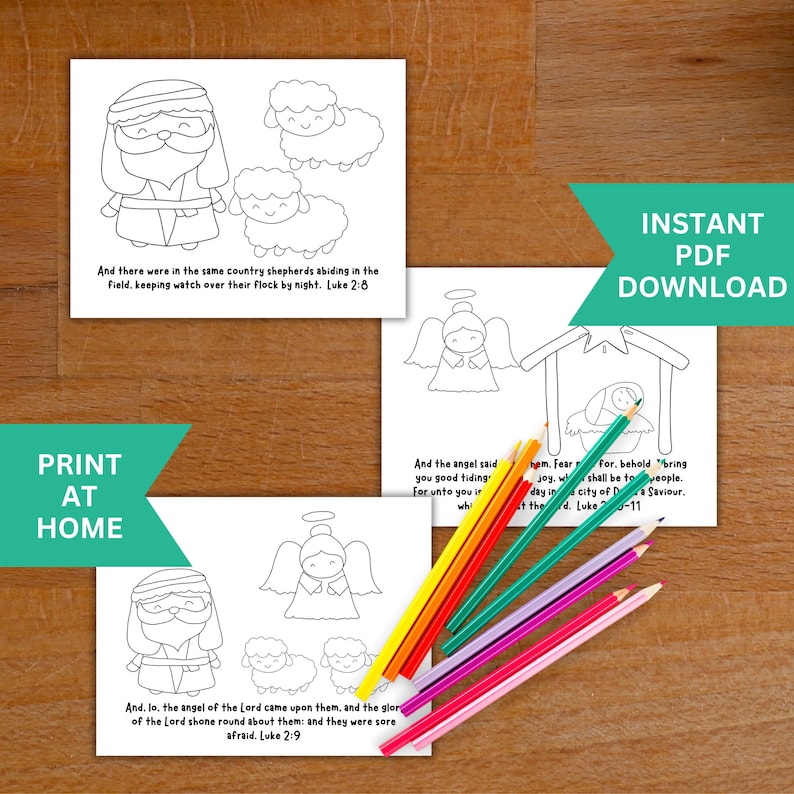 Nativity Coloring Pages, Christmas Sunday School, Christmas Bible ...
