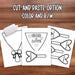 Valentine’s Day Sunday School Bible Coloring Craft God is Love Sewing ...
