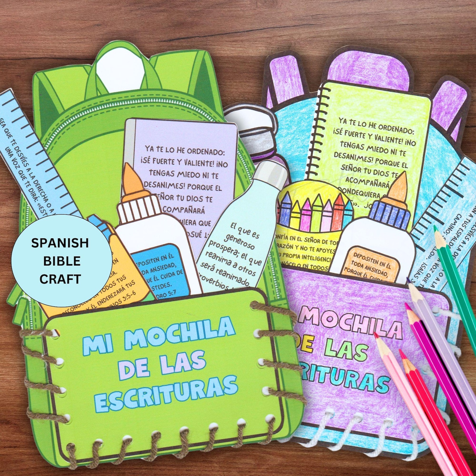 Spanish Bible Lesson Craft Printable, Actividad De Manualidades Para La ...