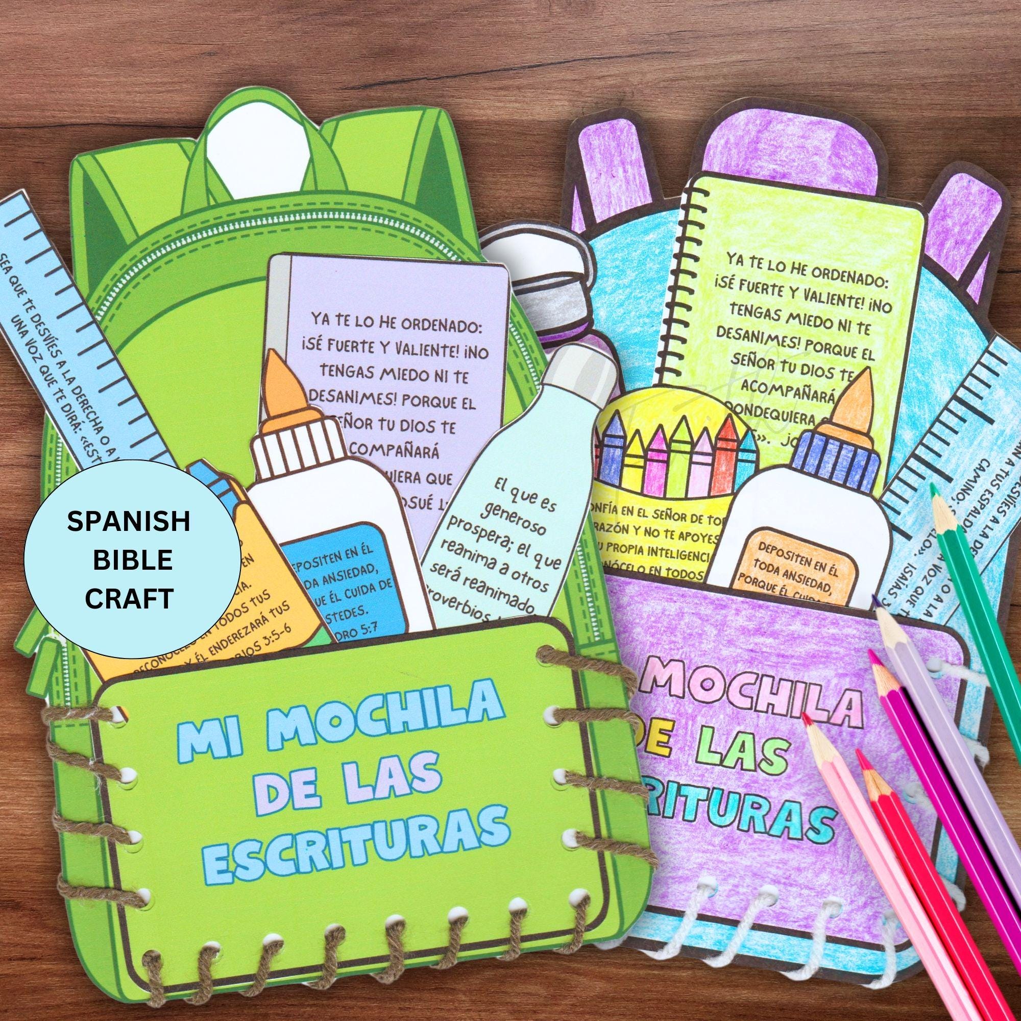 Spanish Bible Lesson Craft Printable, Actividad De Manualidades Para La ...
