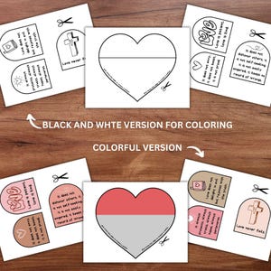 Christian Valentine’s Day Bible Lesson Pocket Craft, Corinthians 13 ...