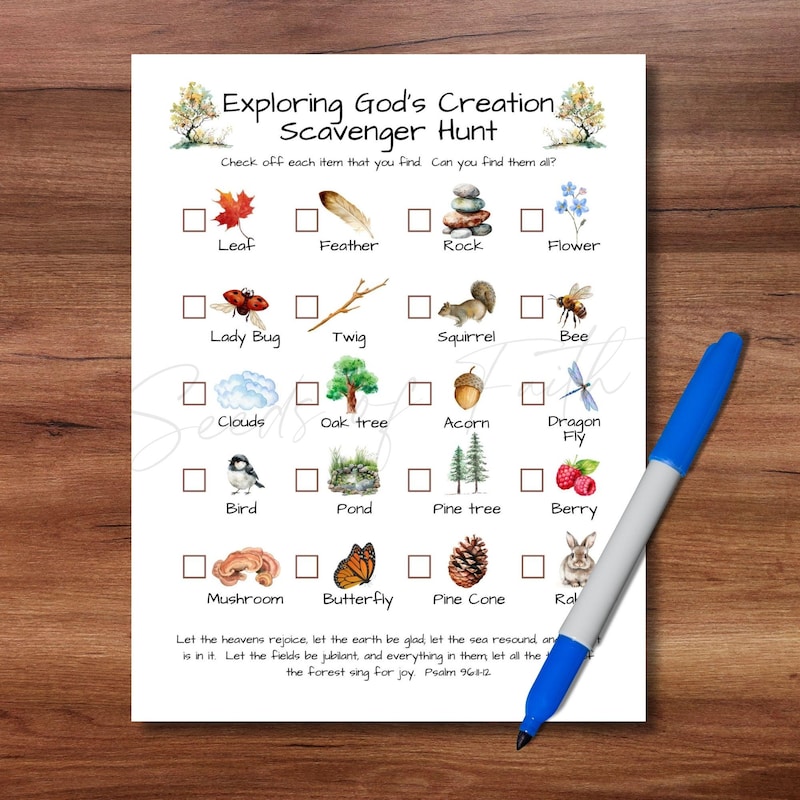 Vbs Scavenger Hunts - Etsy