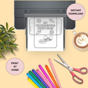 Fall Thanksgiving Bible Verse Craft, Sunday School Christian Home ...