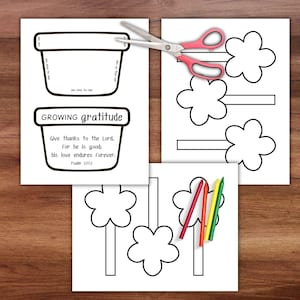 Give Thanks to the Lord Bible Verse Coloring Craft for Kids, Sunday ...
