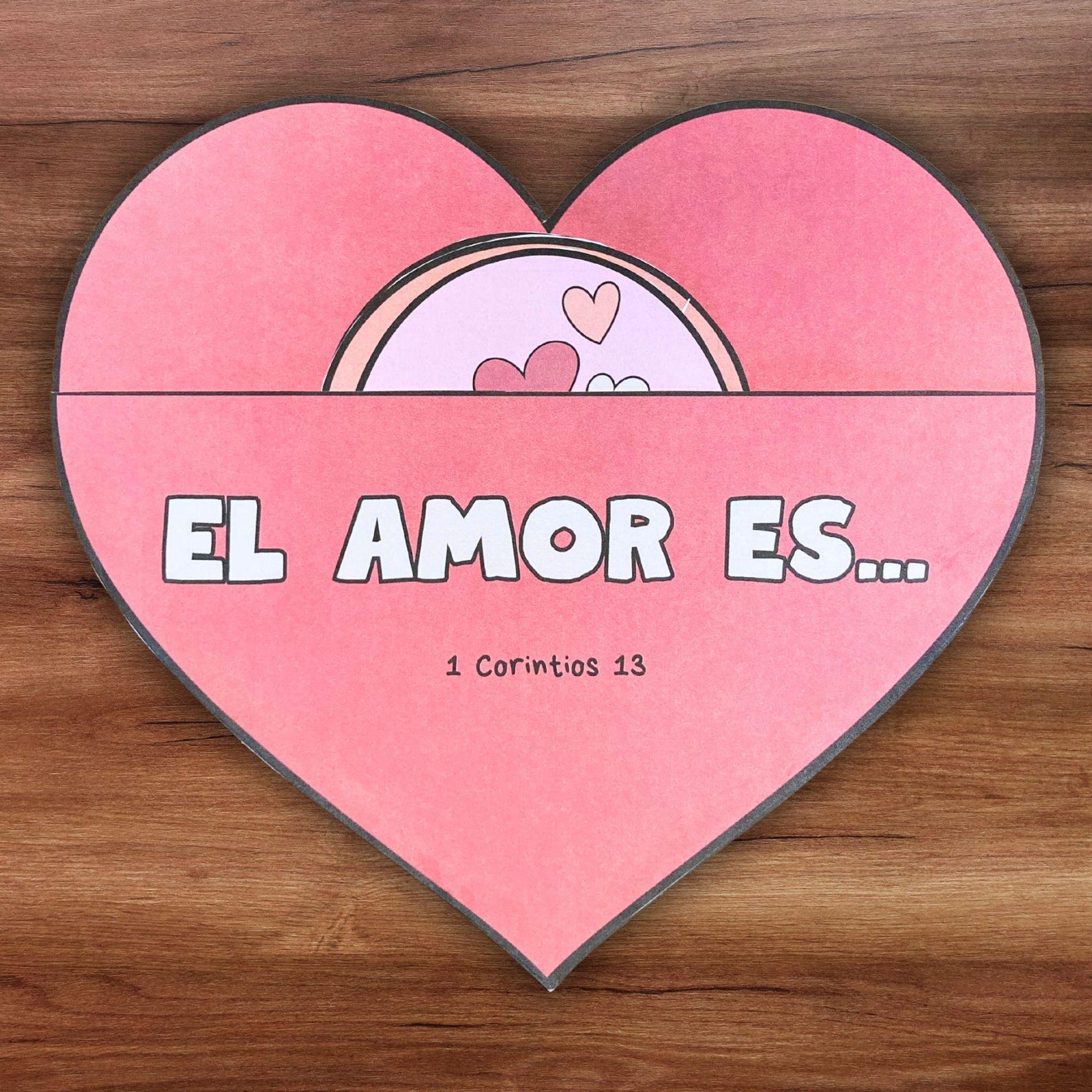 Spanish Christian Valentine’s Day Bible Lesson Pocket Craft ...