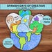 Spanish Days of Creation Bible Craft, Christian Sunday School Lesson ...