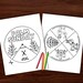 Palm Sunday Preschool Coloring Wheel Printable, Sunday School Easter ...