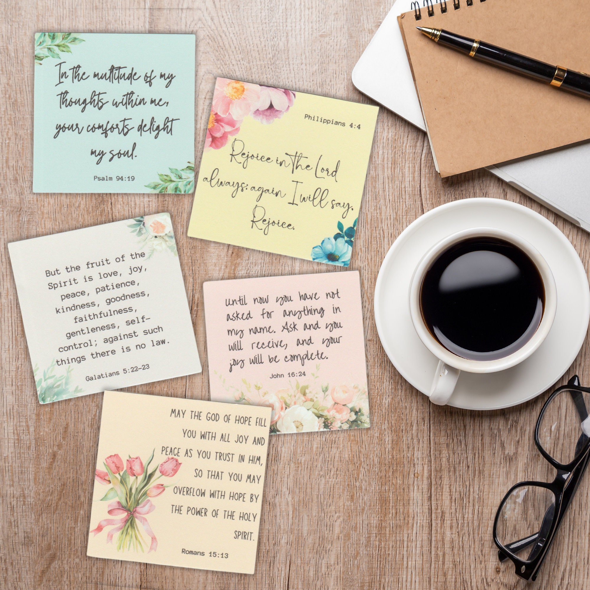 Printable Scripture Cards, Printable Bible Verse Cards About Joy ...
