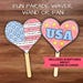 4th of July Bible Coloring Craft, Sunday School Homeschool Independence ...
