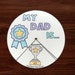 Father's Day Coloring Wheel Printable Activity, Preschool Kindergarten ...