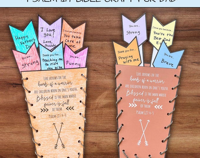 Handprint Art Father's Day Bible Verse Craft, DIY Preschool Toddler ...
