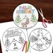Easter Coloring Wheel Craft Bundle, Sunday School Lesson Activity ...