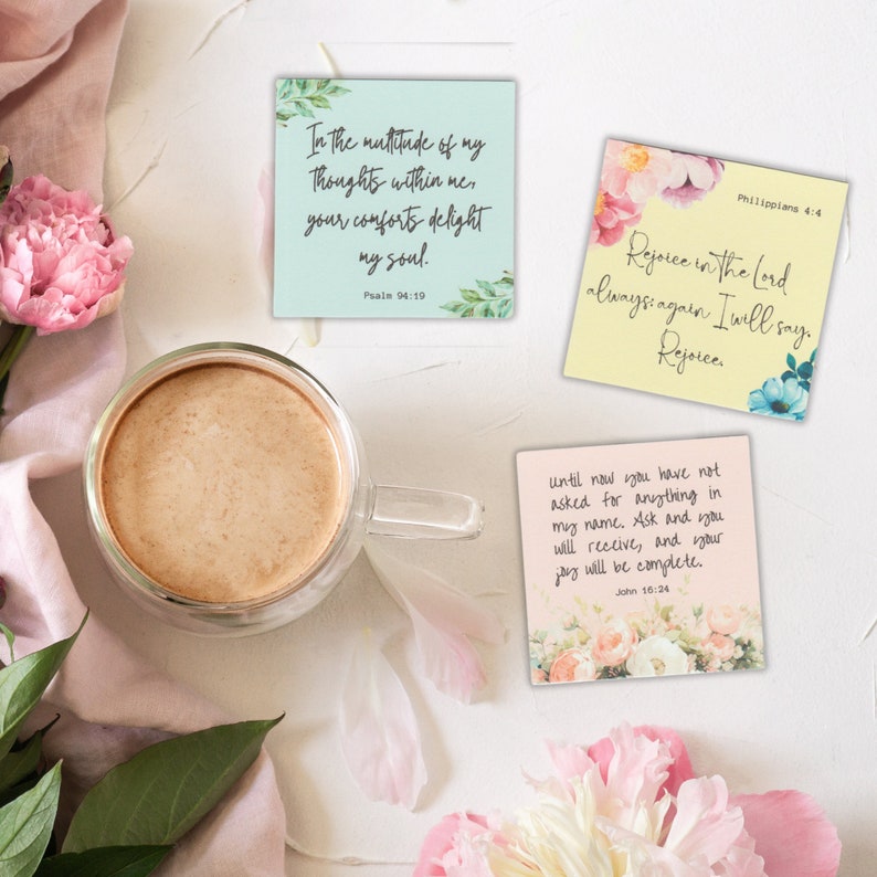 Printable Scripture Cards, Printable Bible Verse Cards About Joy ...