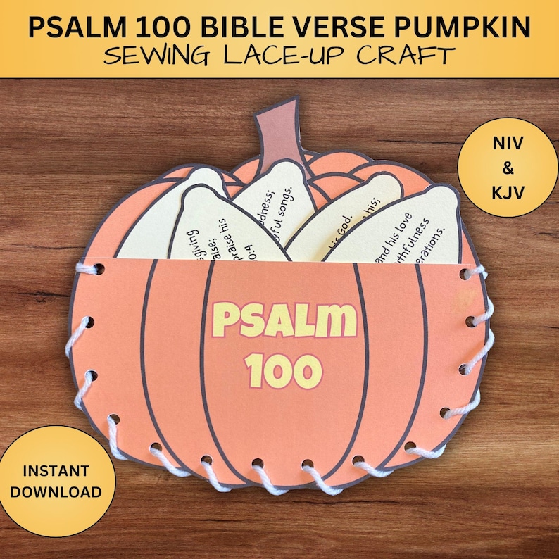 Fall Bible Craft Bundle, Printable Thanksgiving Crafts for Kids ...